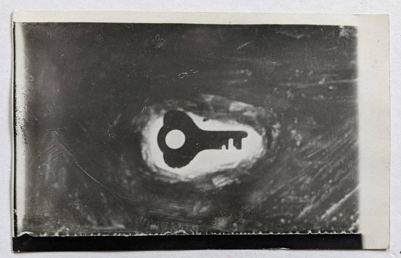 Vintage Key Real Photo Postcard, Result Of Radium Ore Experiment, Early ...