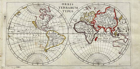 Munster World Map 1540 - Jan 25, 2020 | Arader Galleries in NY