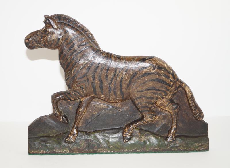 Antique Zebra Cast Iron Doorstop Exotic Wildlife - Mar 09, 2023 ...