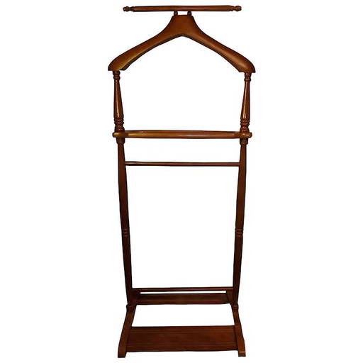 Vintage MCM Maple Wood Butler Valet Stand (#0406) on Mar 09, 2023 ...