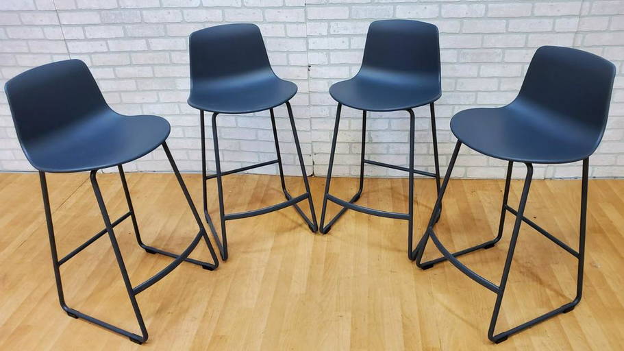 Mid Century Modern Steelcase Coalesse Enea Lottus Sculpted Sled Bar ...