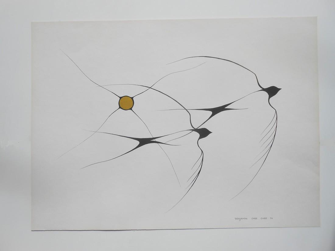 Benjamin Chee Chee (1944 1977) Dancing Goose