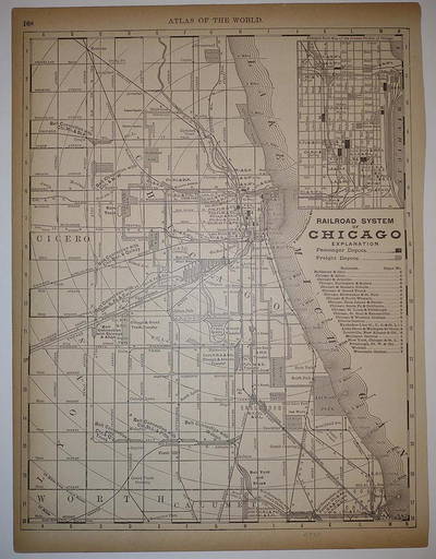 Railroad System Of Chicago