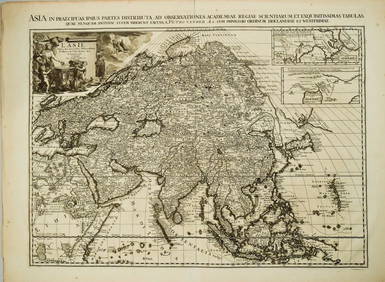 Carte L’asie. Asia. Mughal Empire. Oirat Kingdom. Tartary. Vaugondy ...