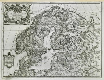 (korea.) Large Manuscript Map Of The Kingdom Of Joseon.