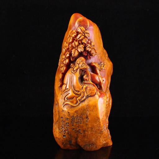 Chinese Shoushan Stone Buddhist Dharma Seal