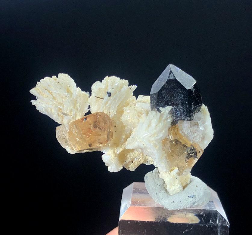 Buy Natural Topaz Crystals With Albite And Quartz Mineral Specimen ...