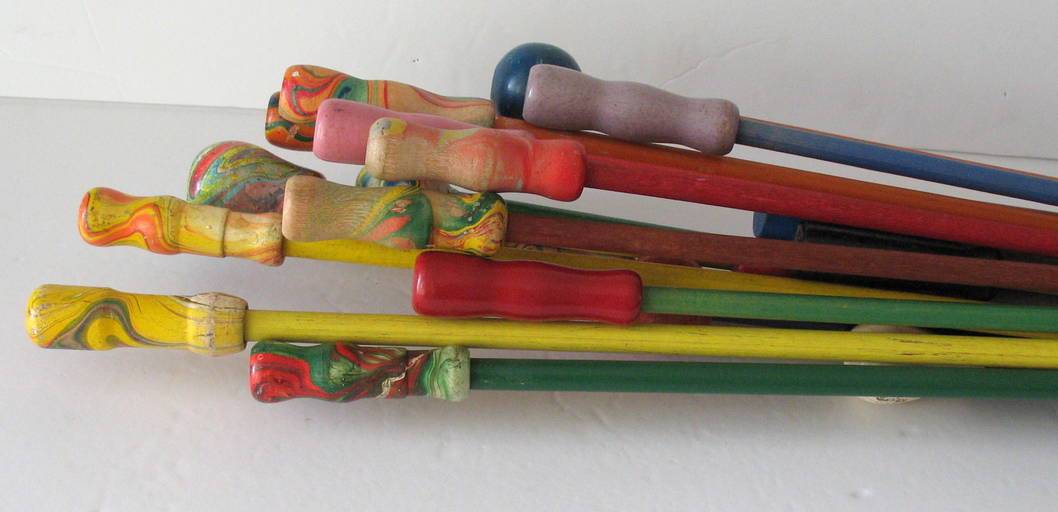 Collection Of 20 Colorful Carnival Canes.