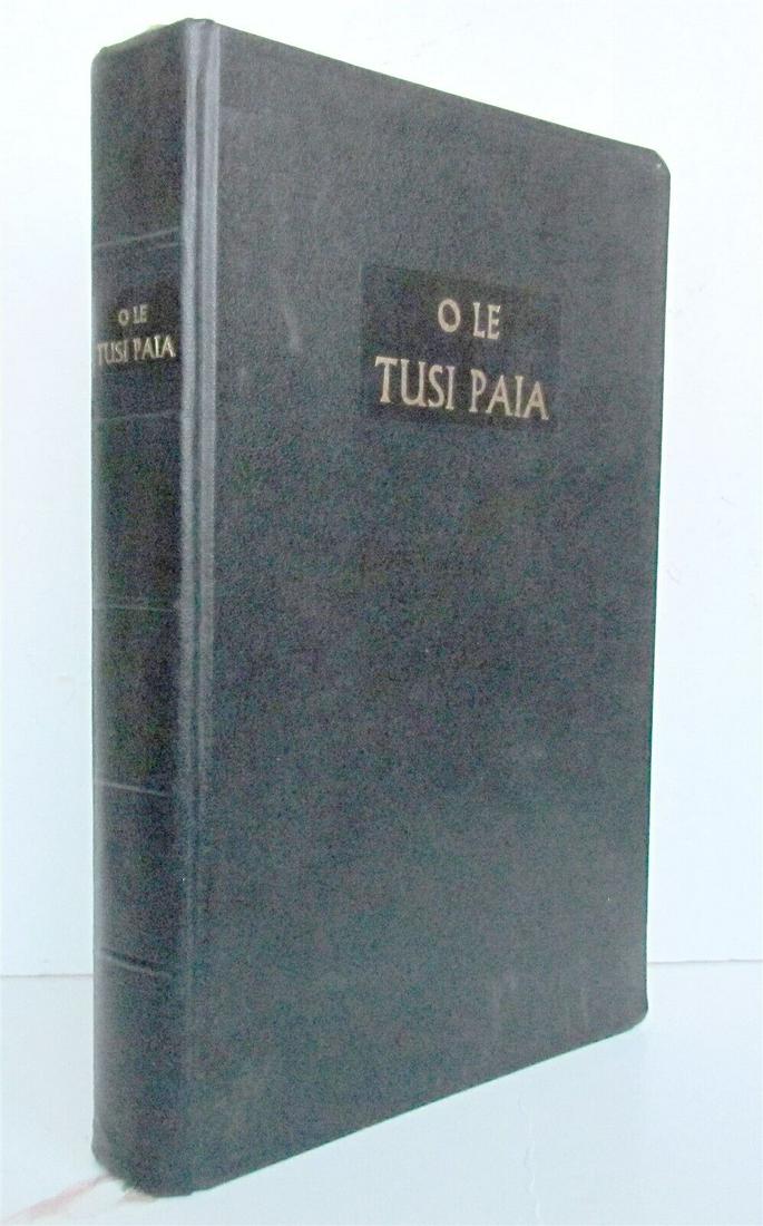 Buy New Zealand Samoan Bible O Le Tusi Paia Vintage 1970 W/ Maps ...