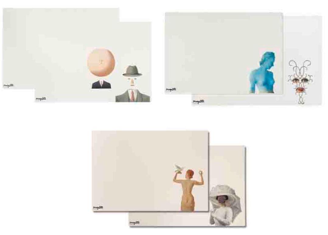 Buy Bundle- 3 Assorted Rene Magritte Sets Of Placemats | Jasper52 In Ny