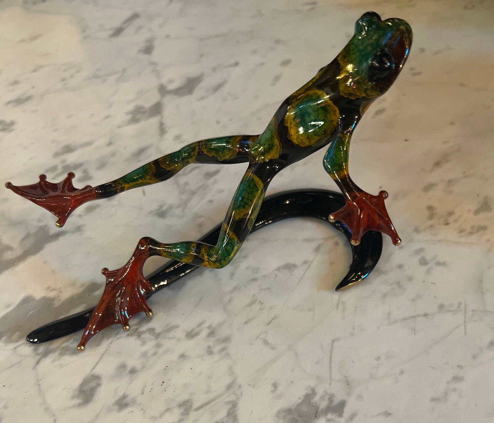 Buy Limited Edition Bronze Art Frog Sculpture “little Leaper” By ...