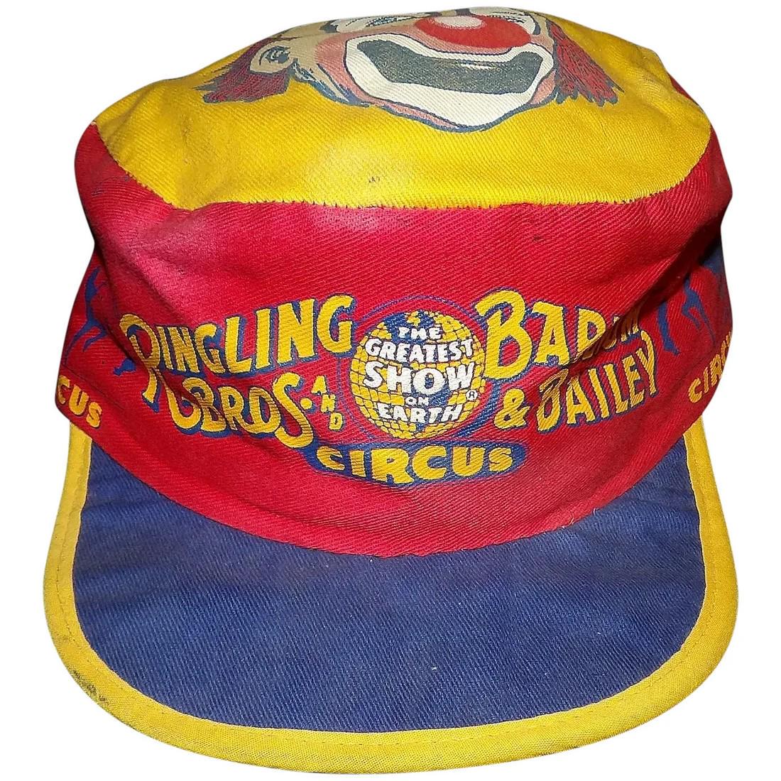 Vintage Ringling Bros And Barnum & Bailey Circus Cap Auction