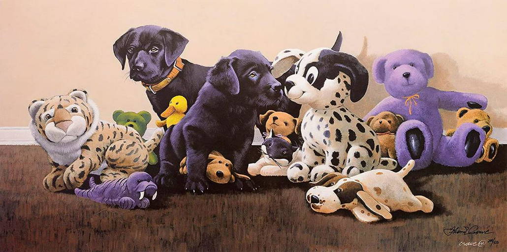 Our Gang By Phillip Crowe Signed & Numbered Limited Edition Paper ...