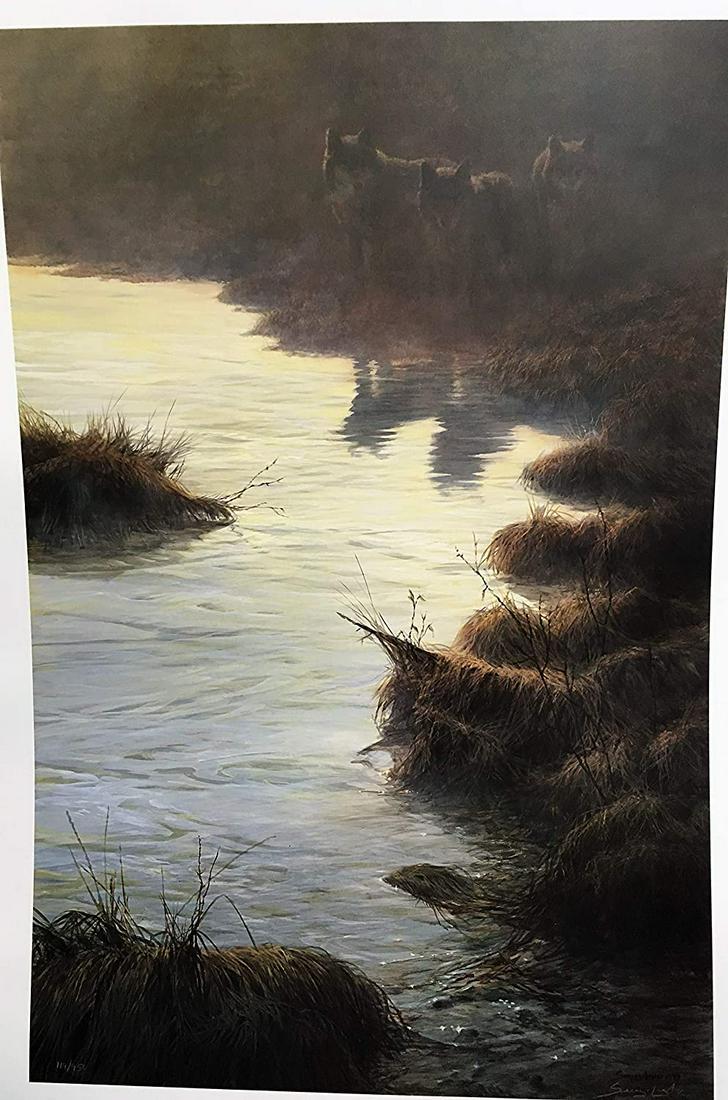 John Seery Lester Limited Edition Print Phantoms Of The Tundra Wolves ...