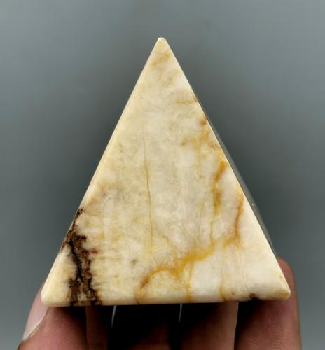 147 Gram Gorgeous Hand Made Calcite Healing Pyramid