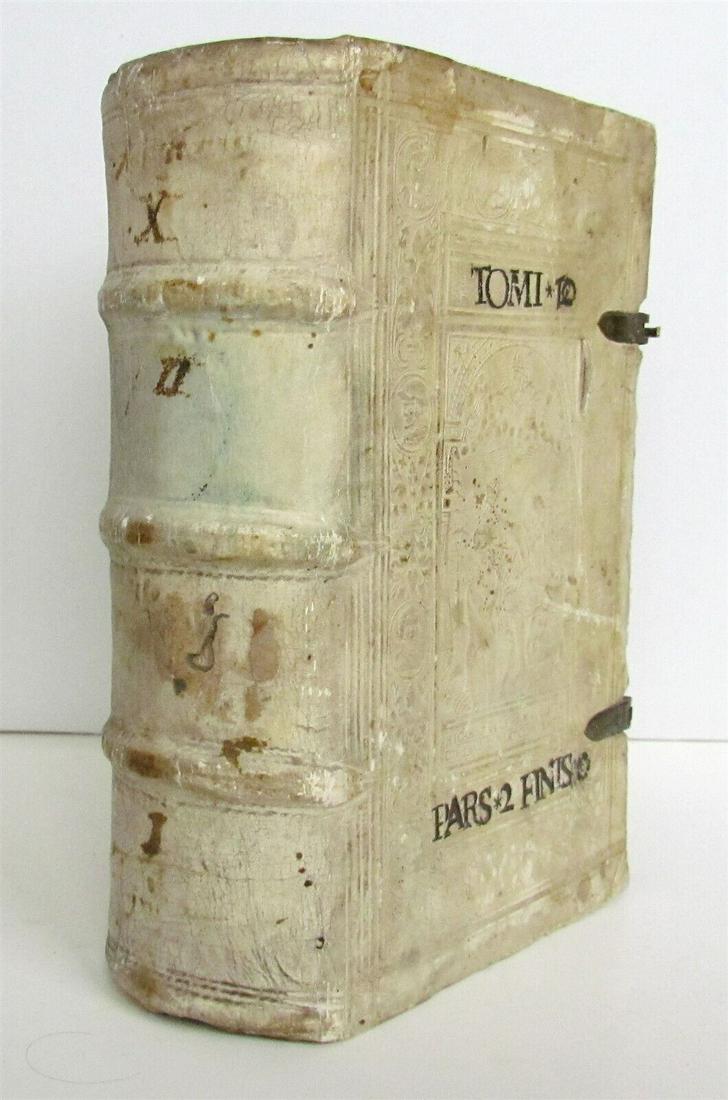 Buy 1561 St.augustine Antique Hand Tooled Pigskin Binding W/clasps 16th ...