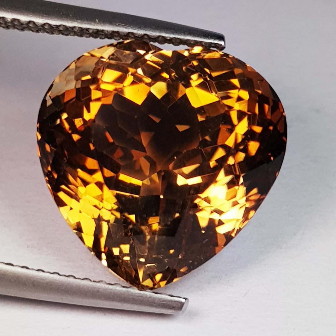 15.52 Ctz "master Collection" Natural Imperial Topaz Auction