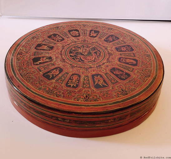 Burmese Lacquer Snack Box (cho Chin Hte)