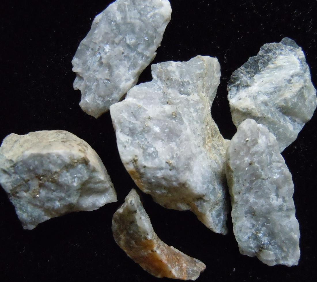 4.10 Gram Set Of 6 Gold Ore Samples Auction