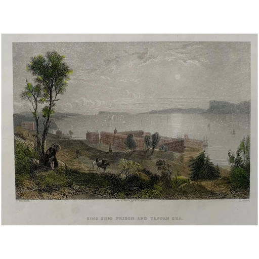 1840. Sing Sing Prison And Tappan Sea