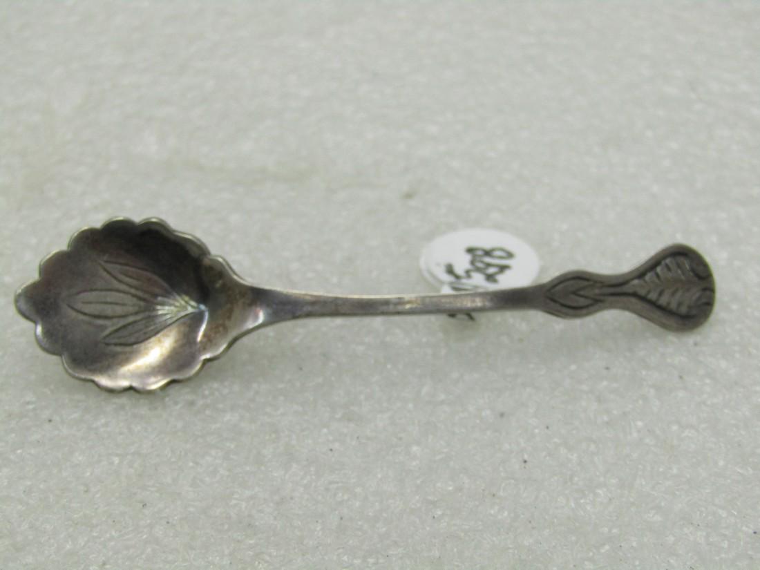 Buy Vintage Sterling Silver Spoon Brooch, Mid-century, 2.25" | Jasper52 ...