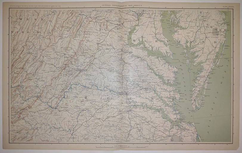 General Topographical Map. Sheet Ii.
