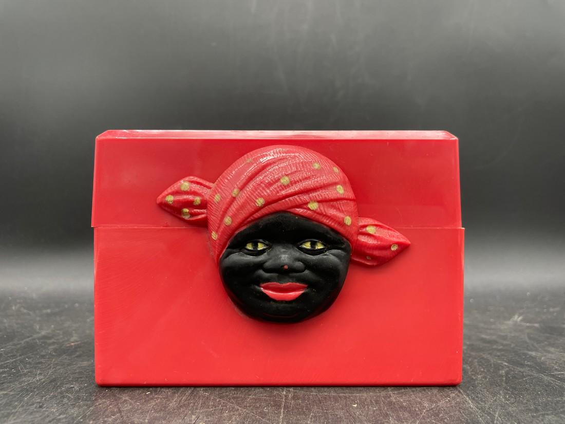 1940's Black Americana Fosta Aunt Jemima Mammy Recipe Box