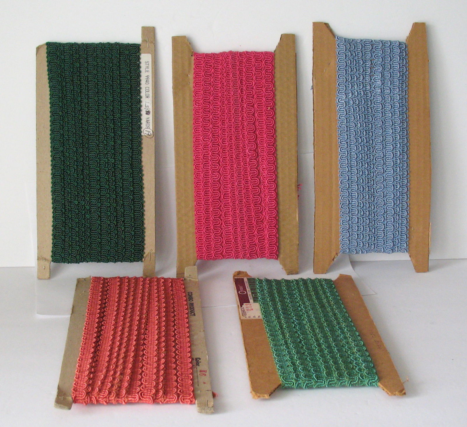 Vintage Millinery Store Trim Cards.