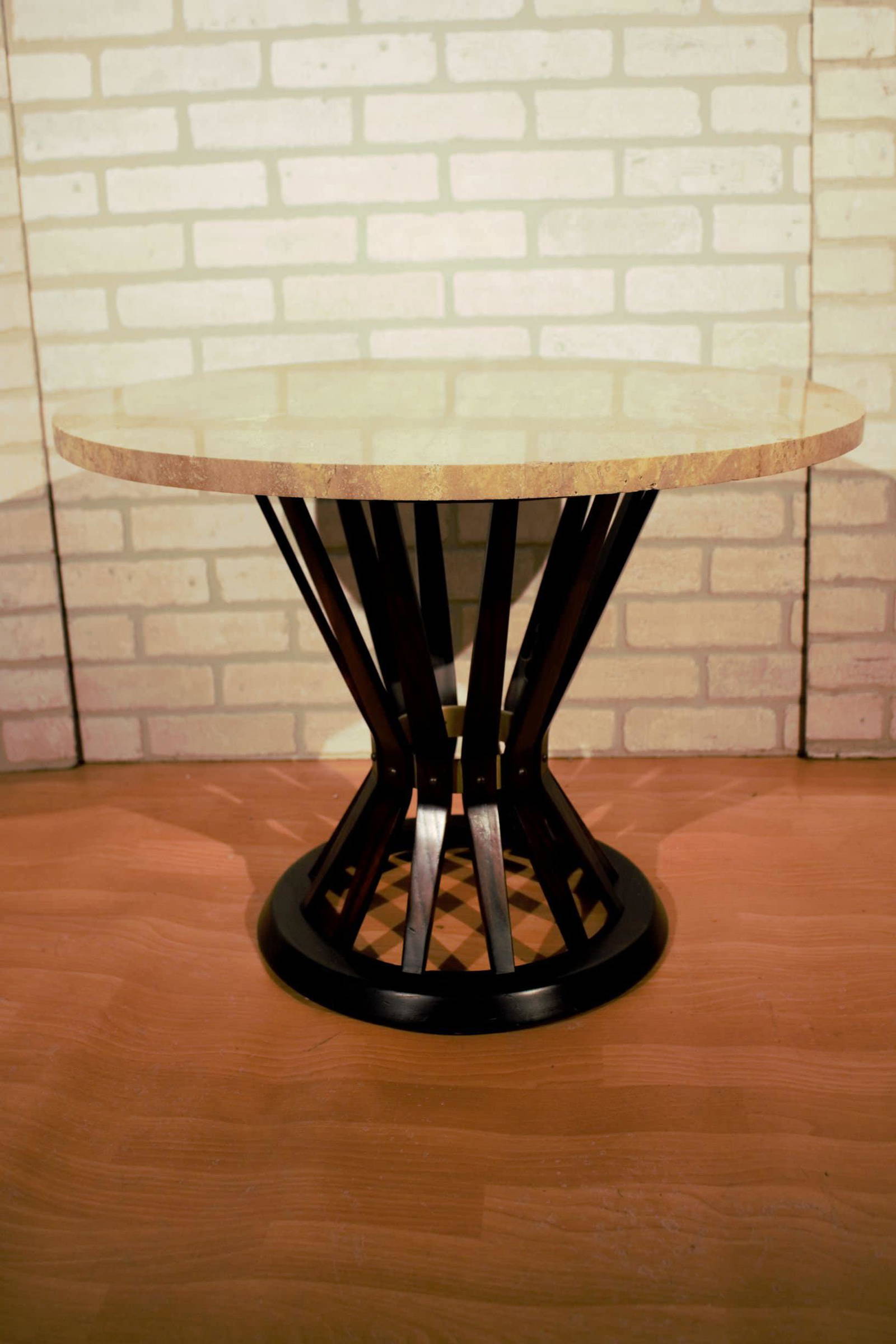 Buy Mid Century Modern Dunbar Sheaf Of Wheat Marble Coffee Table ...