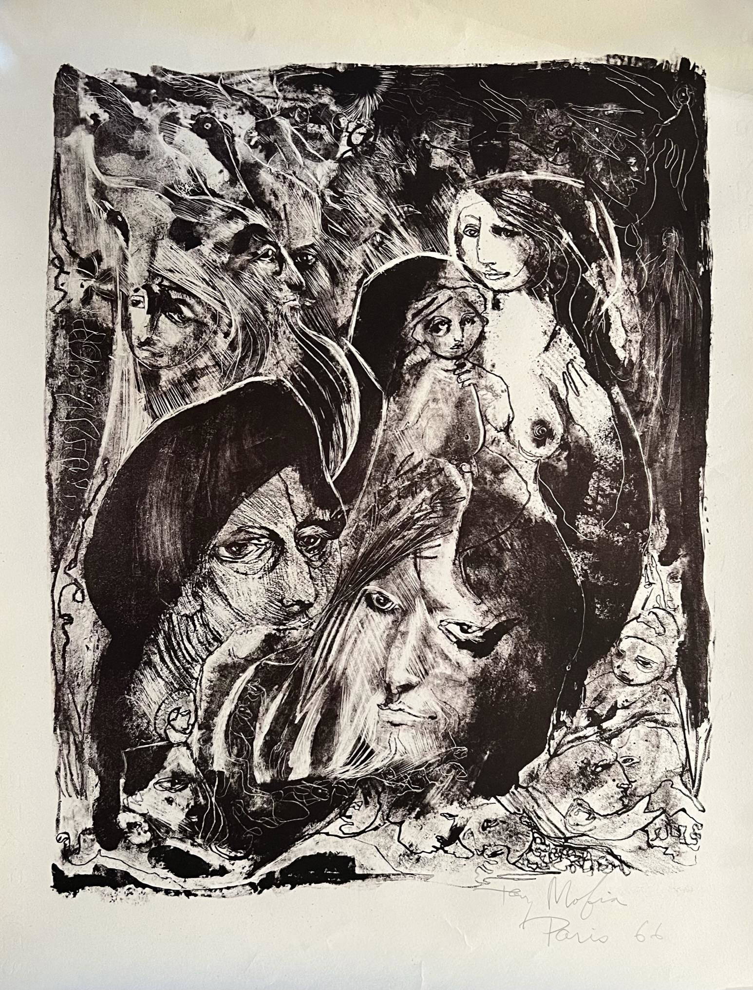 Tony Mafia (1931-1999) Lithograph/signed 1966 Auction