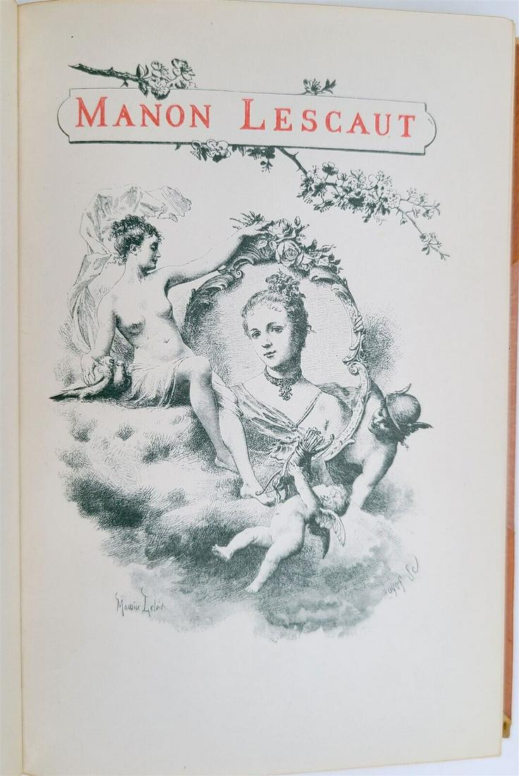 1910s History Of Manon Lescaut By Abbe Prevost Antique Illustrated By M. Leloir Auction