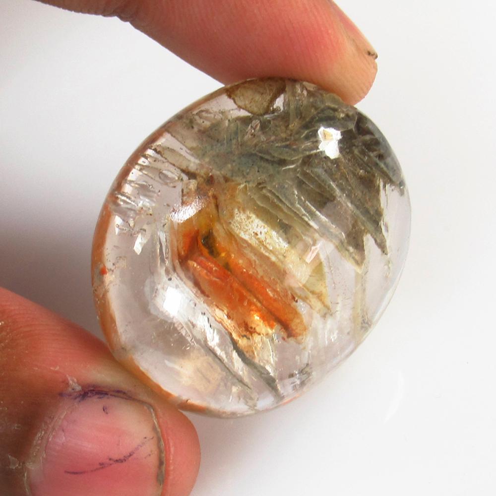 111.29 Ctw Natural Rutile Quartz Oval Cab Auction