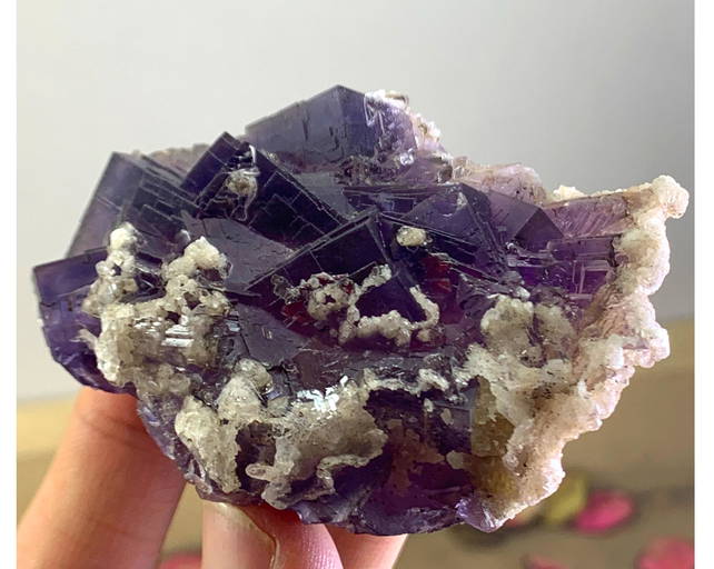 Fluorite Specimen , Cubes Fluorite Fine Bluish Phantom Flourite ...