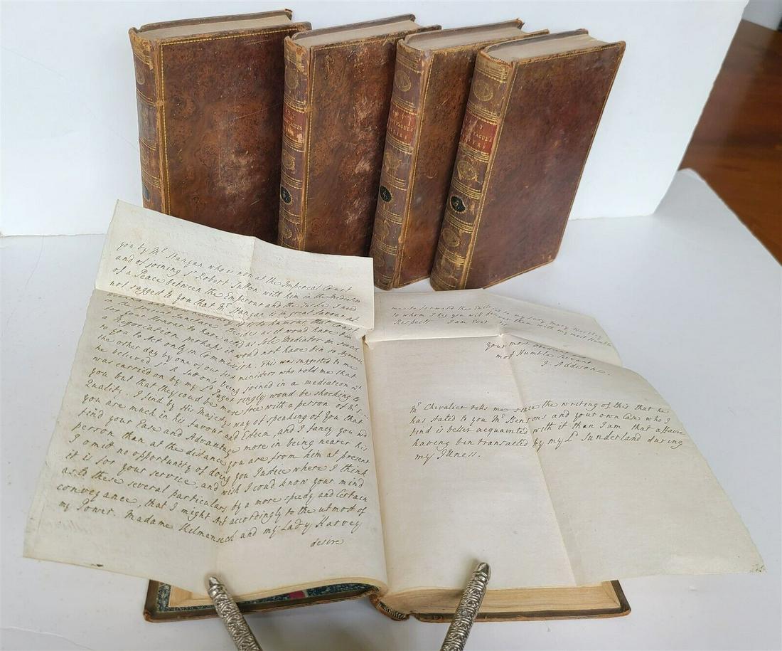 1803 Works Of Mary Wortley Montagu Antique 5 Volumes Set Poems Essays ...