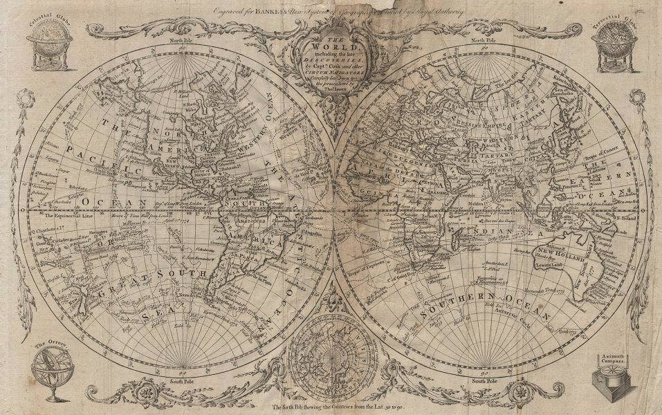 Mapping the Globe: Antique World Maps Auction on Aug 02, 2023 by ...