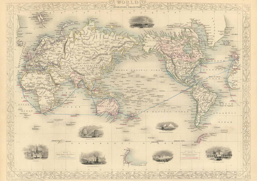 Mapping the Globe: Antique World Maps Auction on Aug 02, 2023 by ...
