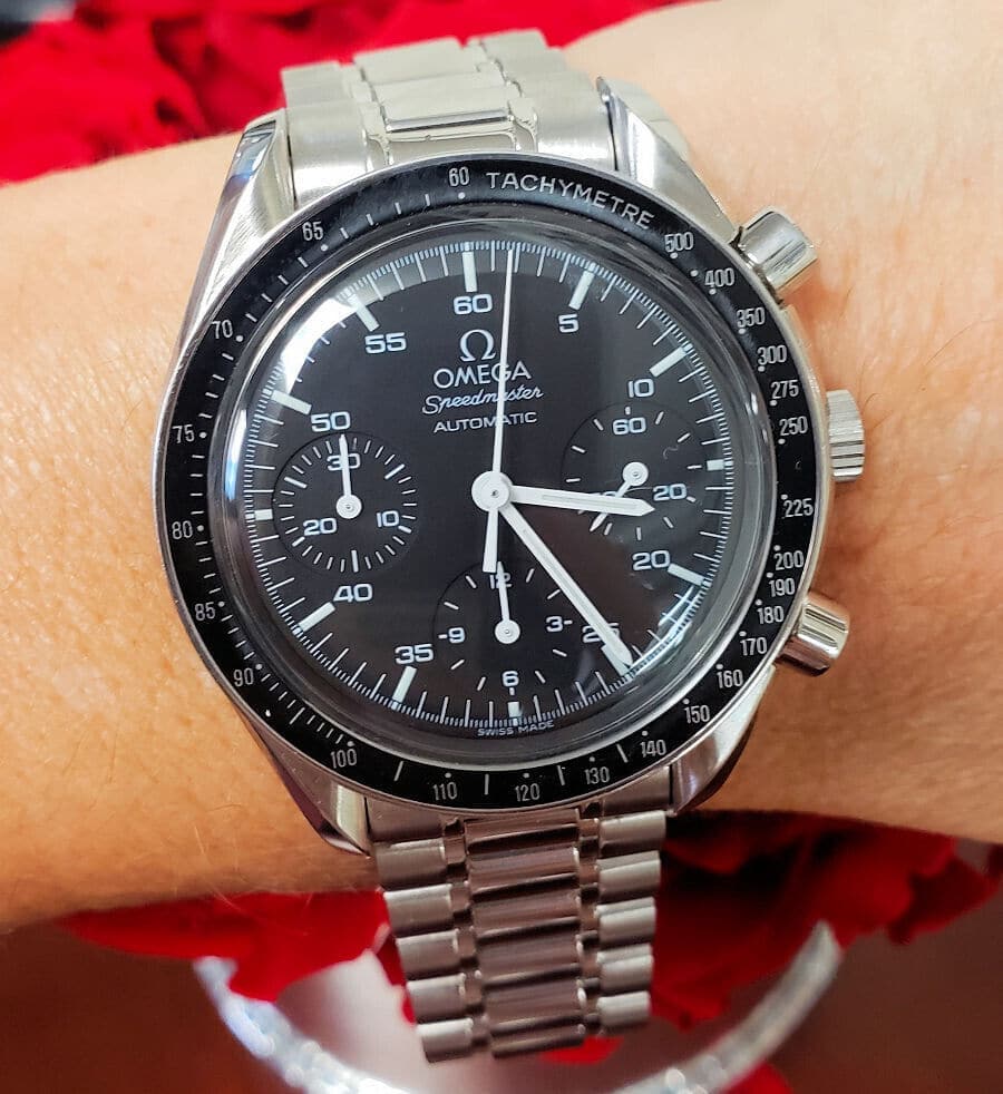 Buy 39mm Omega Speedmaster Nasa Moon Watch Stainless Steel Chronograph ...