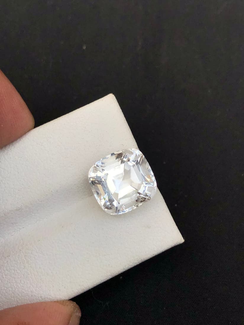 Cusshion Cut Natural Pollucite Gemstone, Pollucite Ring, Pollucite ...