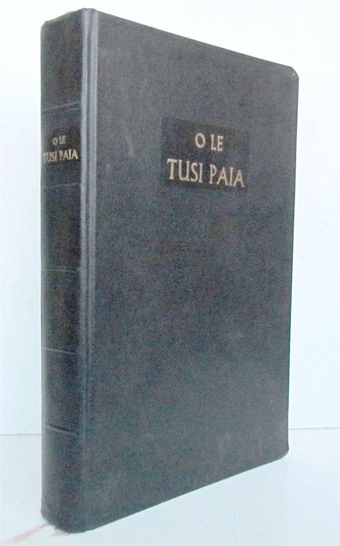 New Zealand Samoan Bible O Le Tusi Paia Vintage 1970 W/ Maps Polynesian ...