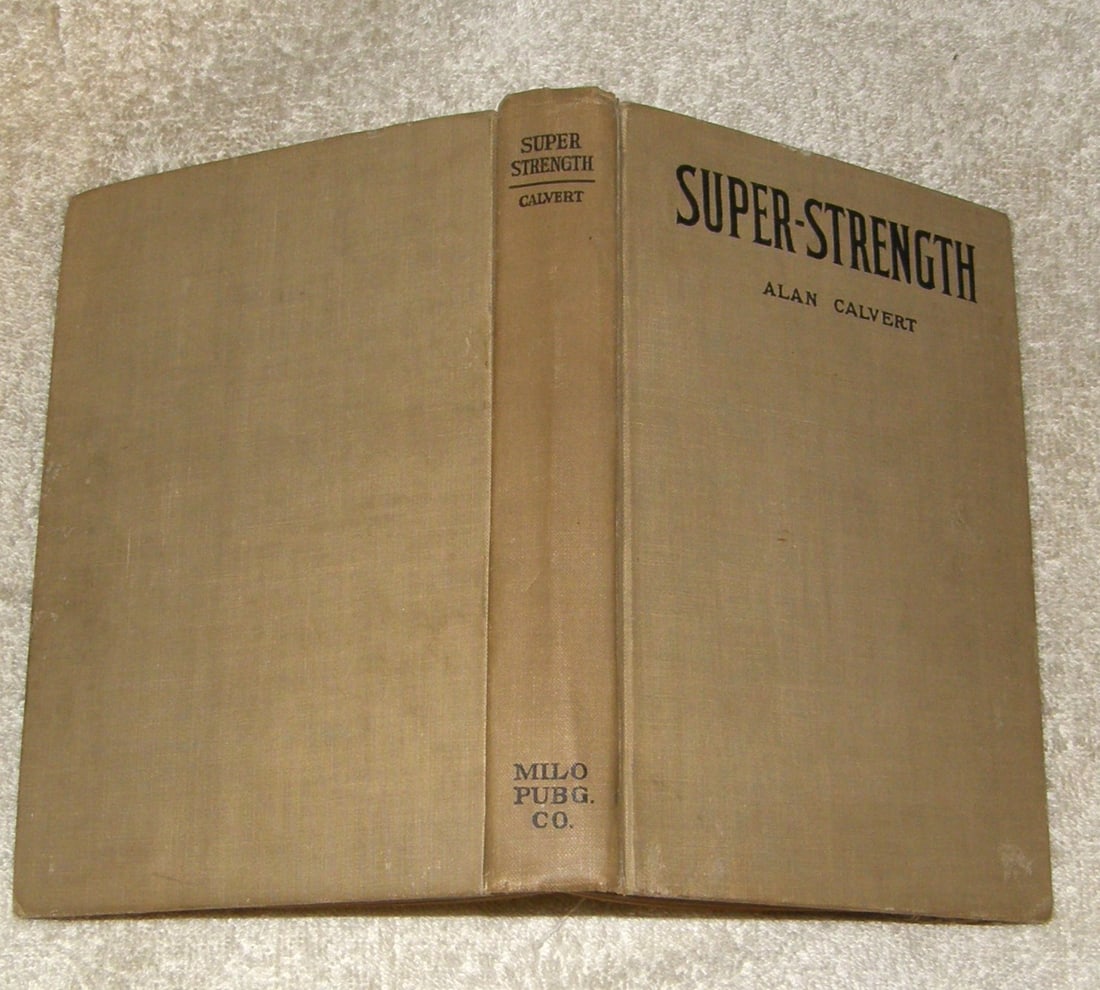 Super Strength Alan Calvert Early Strongman Bodybuilder Auction
