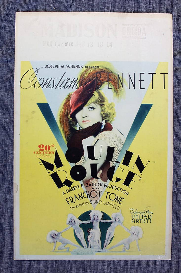 Moulin Rouge (1934) Us Window Card Movie Poster Auction