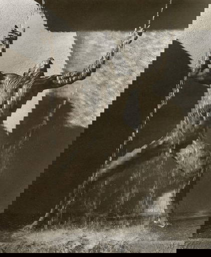 Herb Ritts Male Figure, Waterfall Ii, 1988