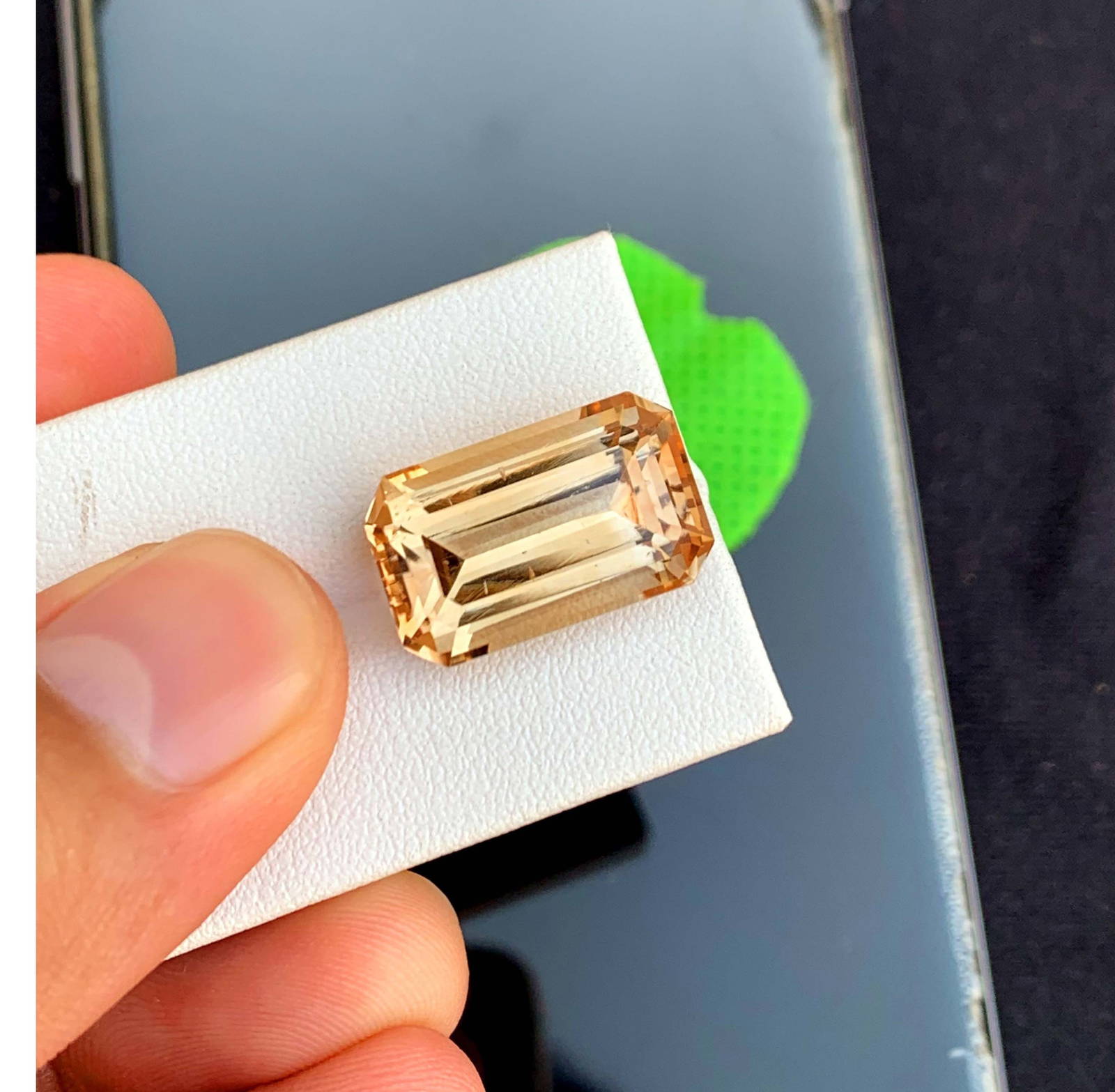 Golden Color Topaz Loose Gemstone Jewelry Making, Faceted Imperial ...