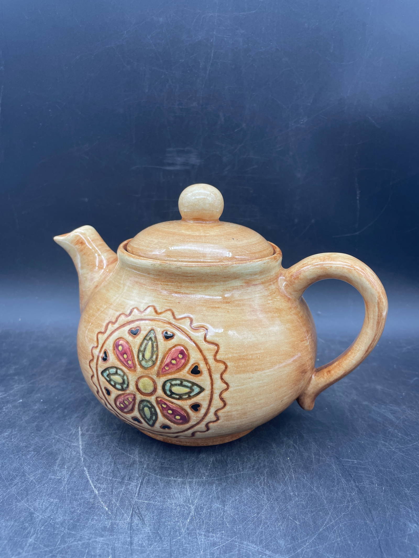 Pennsbury Pottery Teapot Hex Design Auction