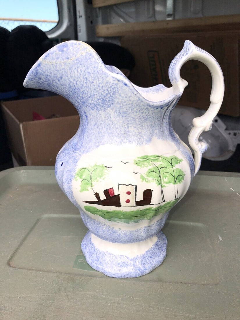 Buy 11” Fort Spatterware Pitcher | Jasper52 In Ny