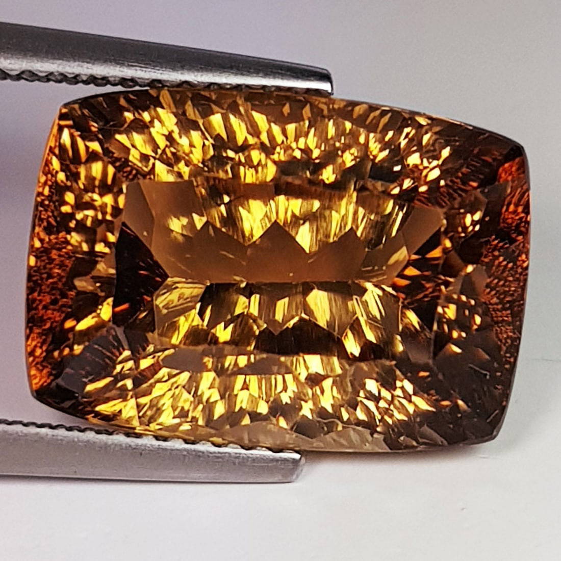 13.30 Ctz Exclusive Concave Cut Natural Imperial Topaz Auction