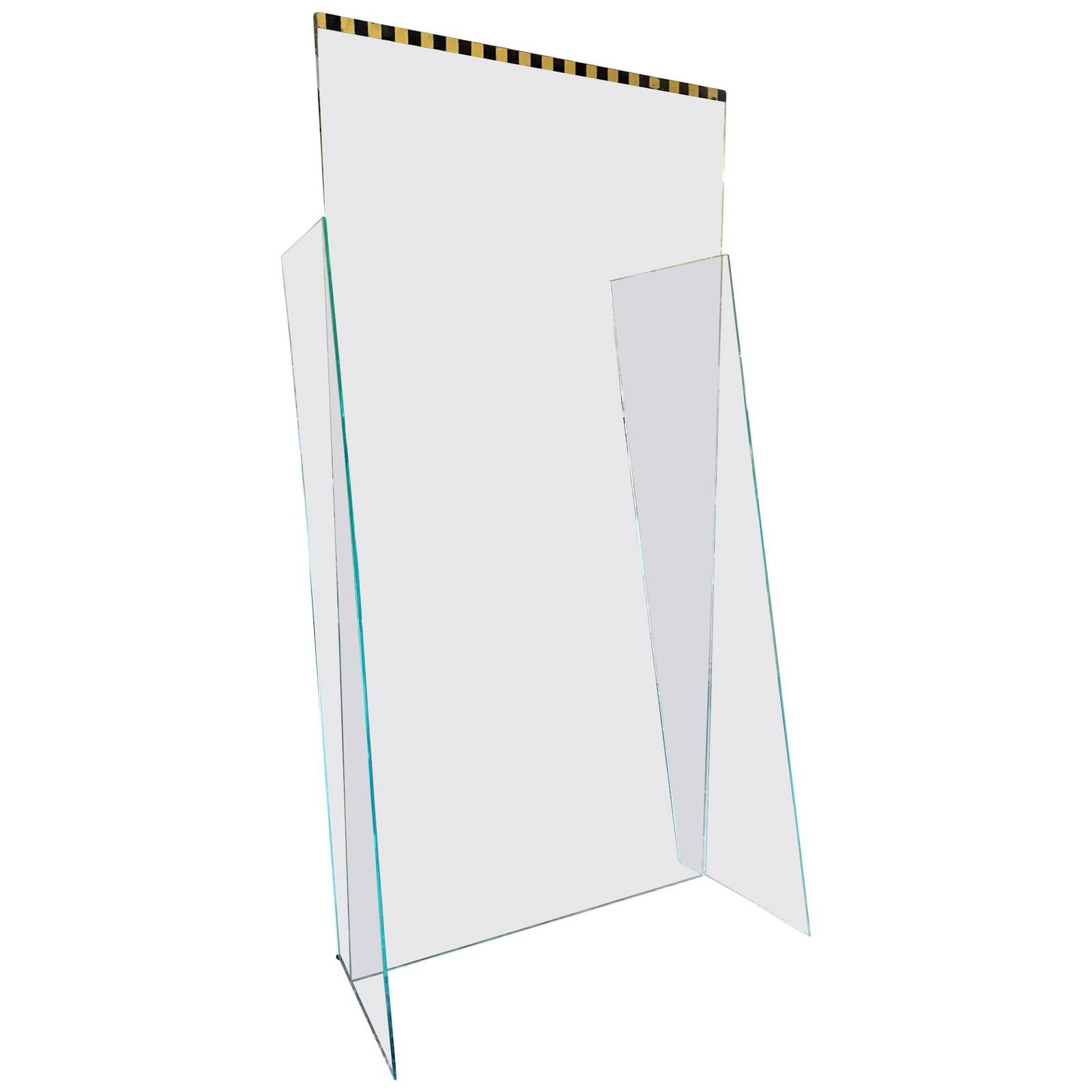 Large Post Modern Plexiglasss Wall Divider Auction