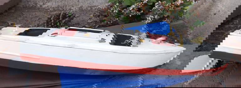Toy Boat, Orkin Craft Scale Model Speed Boat By C