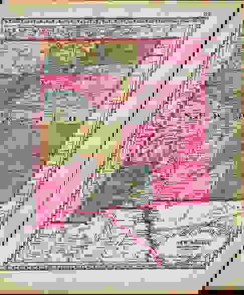 1887 Map Of New Mexico Locates Many Ranches Auction