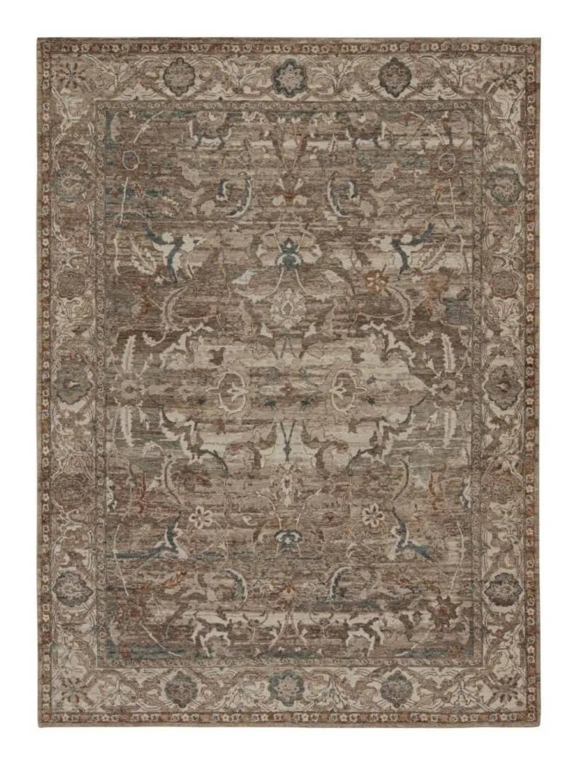 Buy Rug & Kilim’s Modern Classics Rug With Beige-brown And Navy Blue ...